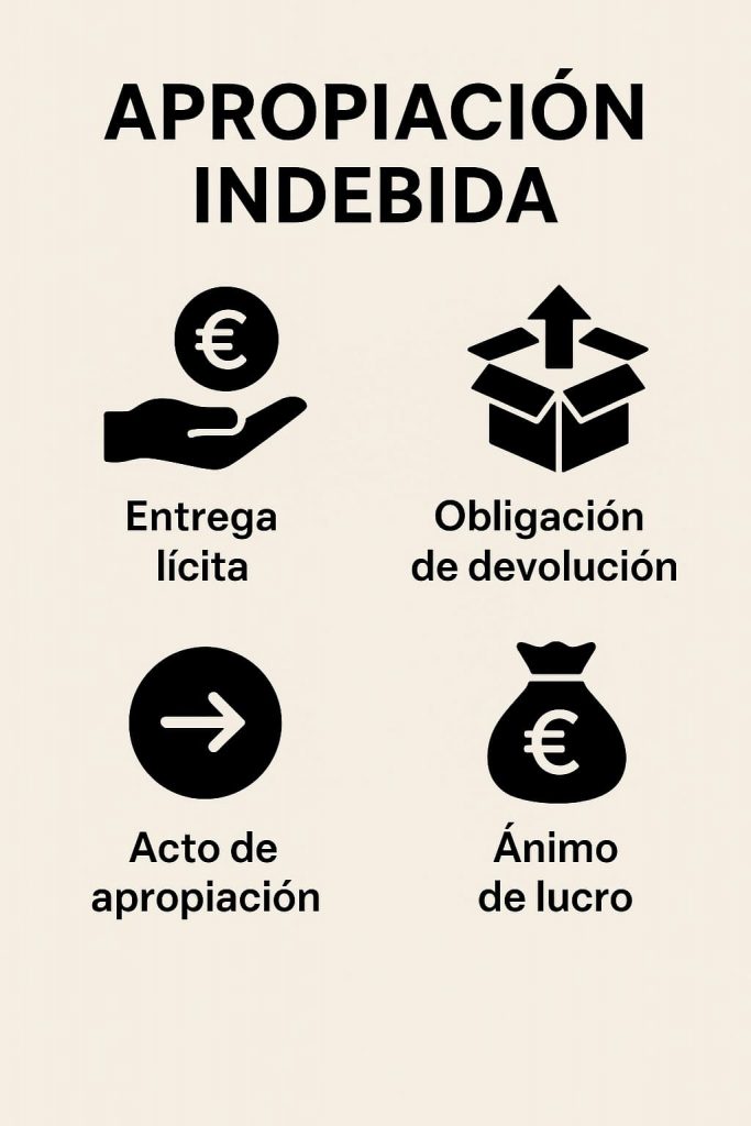 DELITO DE APROPIACION INDEBIDA - abogado penalista